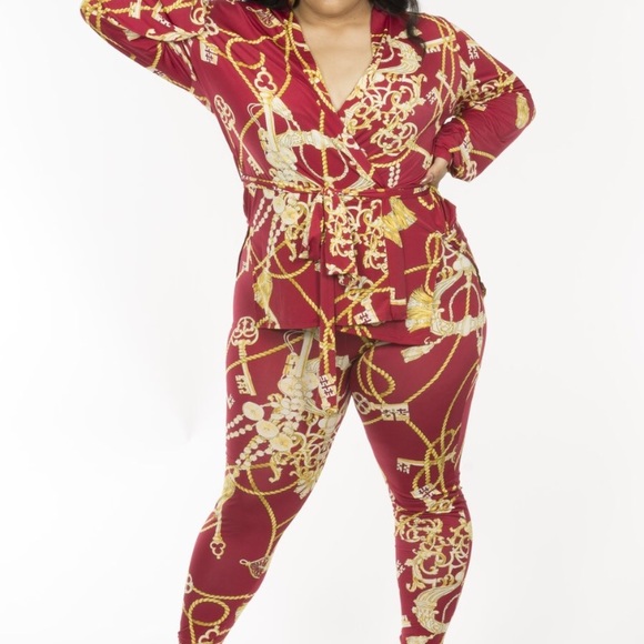 Pants & Jumpsuits | Beautiful Versace Set | Poshmark